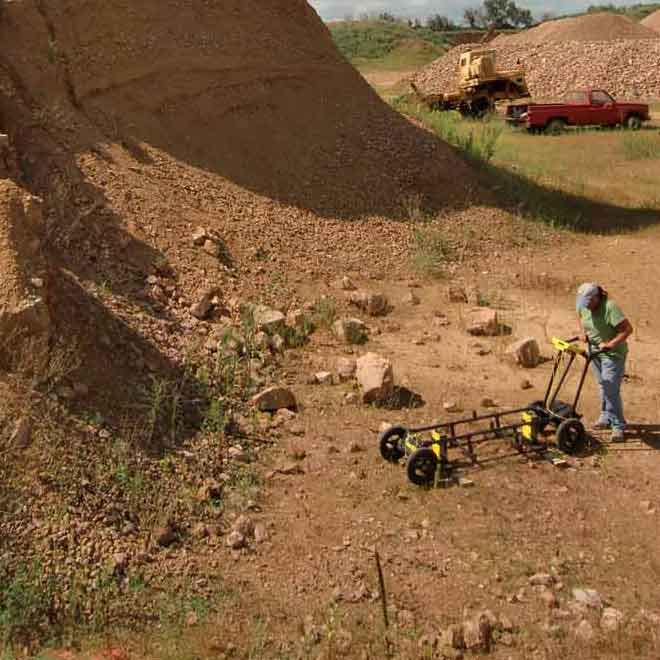 Geophysical equipment for engineers, geologists, and archaeologists.
