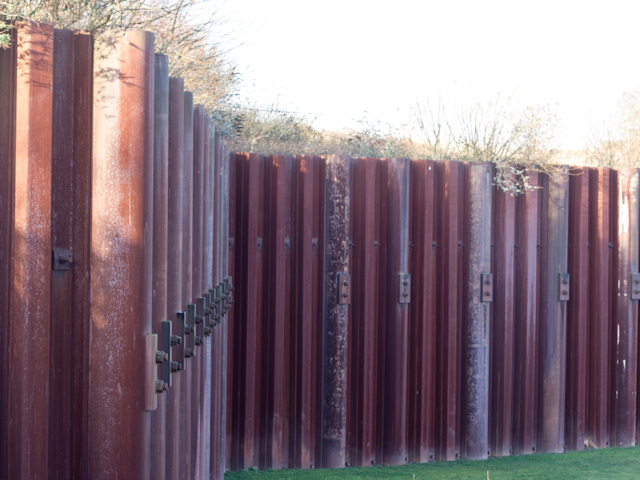 Parallel seismic surveys measure the depth of sheet piles and ...